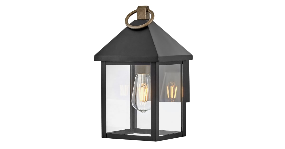 Lark 81520BK Rhett 13" Tall Outdoor Wall Sconce | Ferguson Home