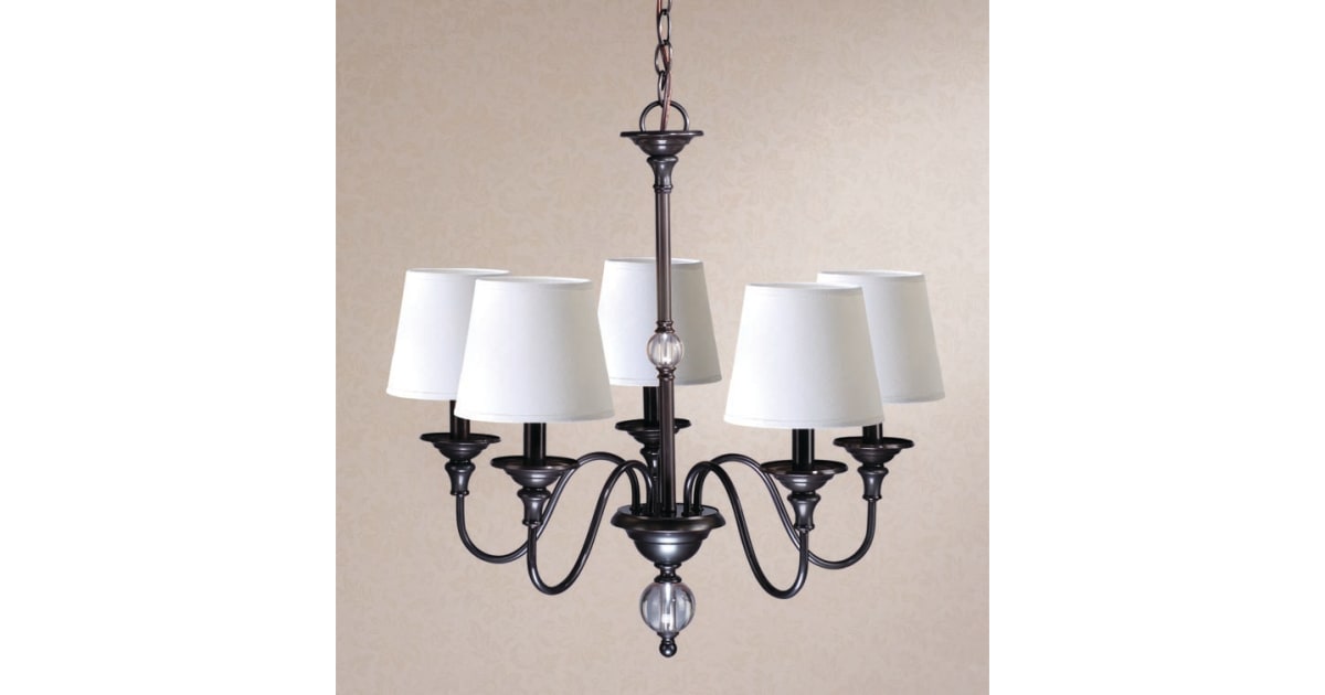 Laura Ashley SNB906-HKTS0559 Keats 5 Light Chandelier | Ferguson Home
