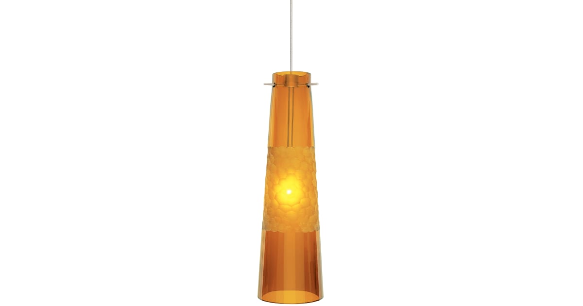 LBL Lighting HS461AM Cone Shaped LED Mini Pendant for Single-Canopy ...