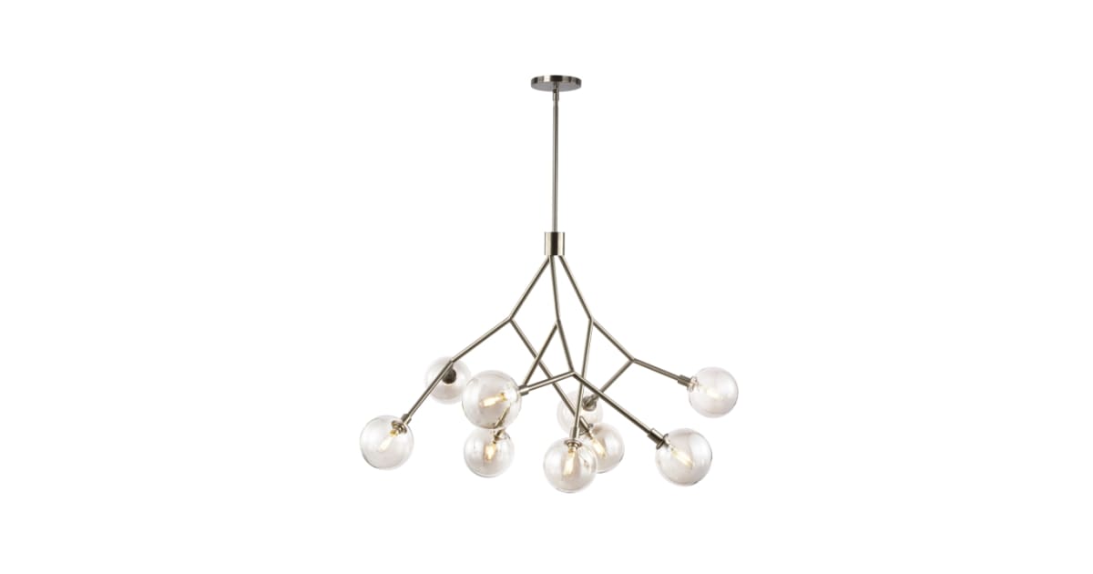 LBL Lighting CH1027SC Sycamore 9 Light 36-1/8" Wide Abstract Chandelier ...