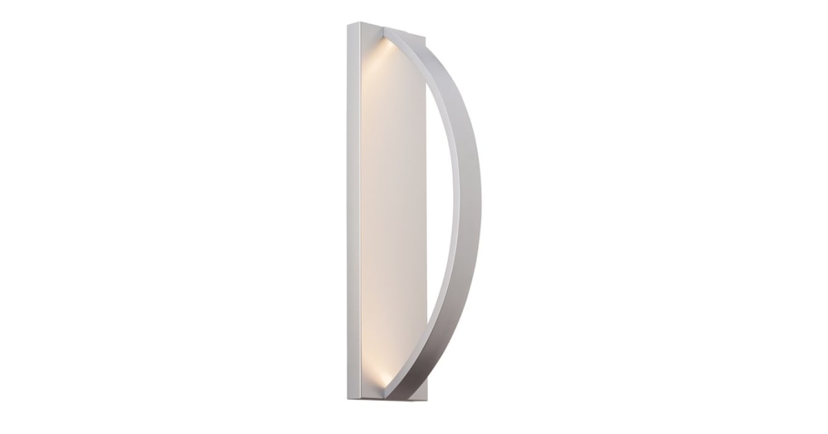 LBL Lighting OD819SILEDW Hunter 24" Height 1 Light LED Outdoor Wall ...