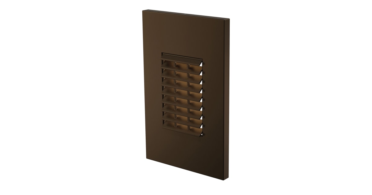 LBL Lighting ST93401BZVELEDTLW Louver Vertical LED Step Lighting - ADA ...