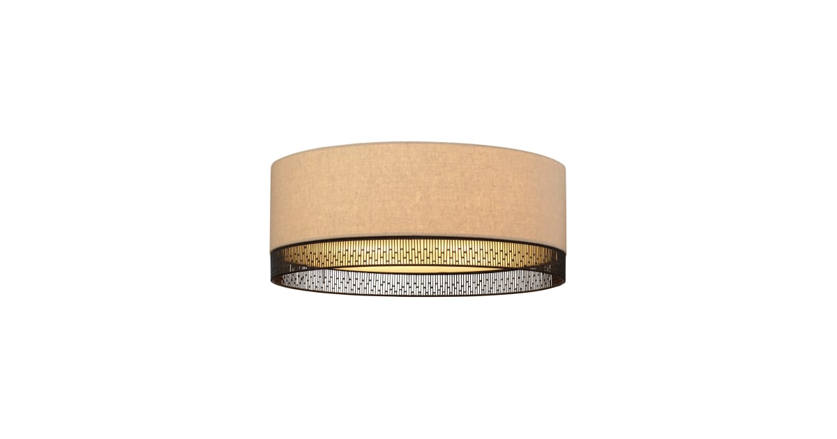 LBL Lighting JC651TNBZ2D 2 Light Flushmount Ceiling Fixture | Ferguson Home