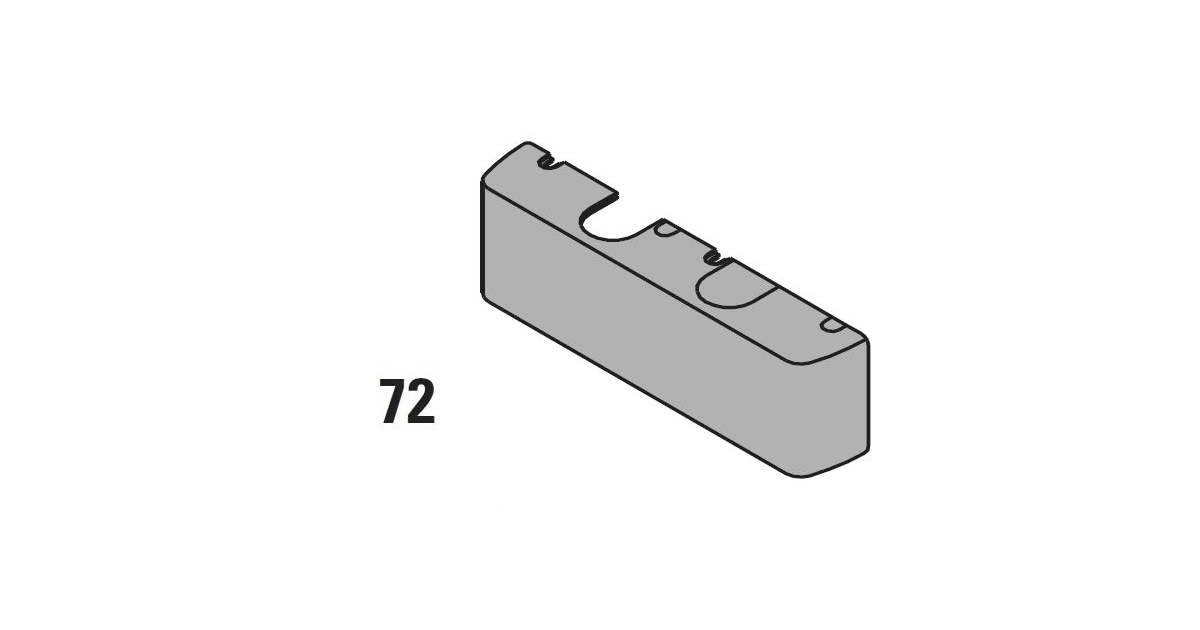LCN 404072 Standard Non-Handed Plastic Cover for 4040 Series Door ...