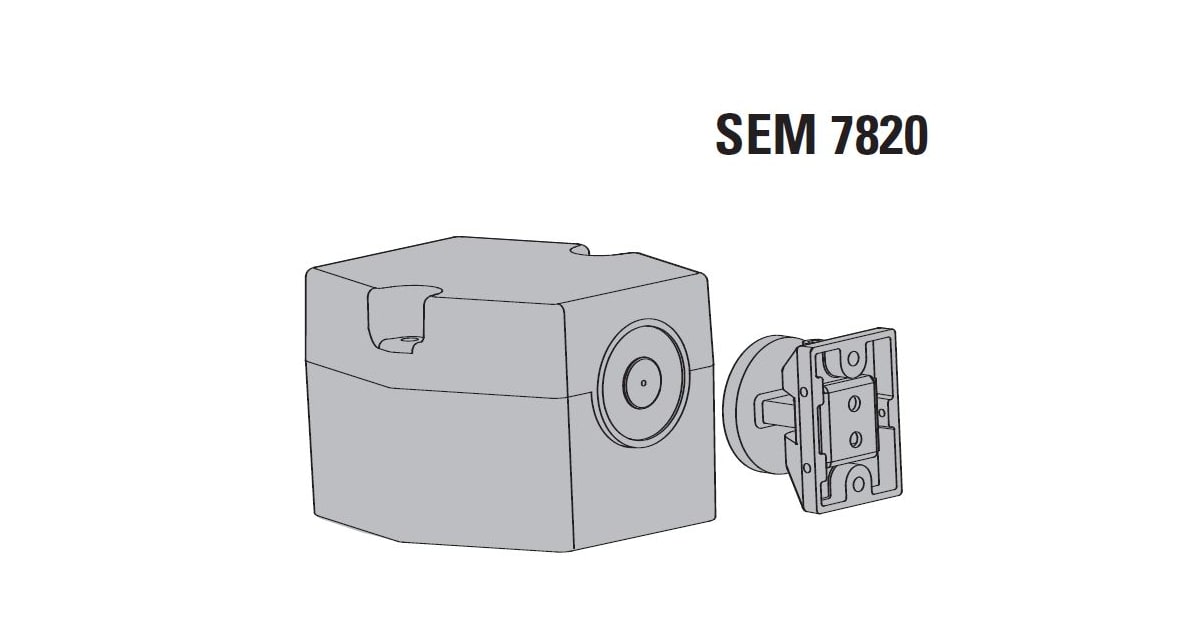 LCN SEM7820 Mount Electromagnetic Door Holder 12V 24V 120V Ac/Dc ...