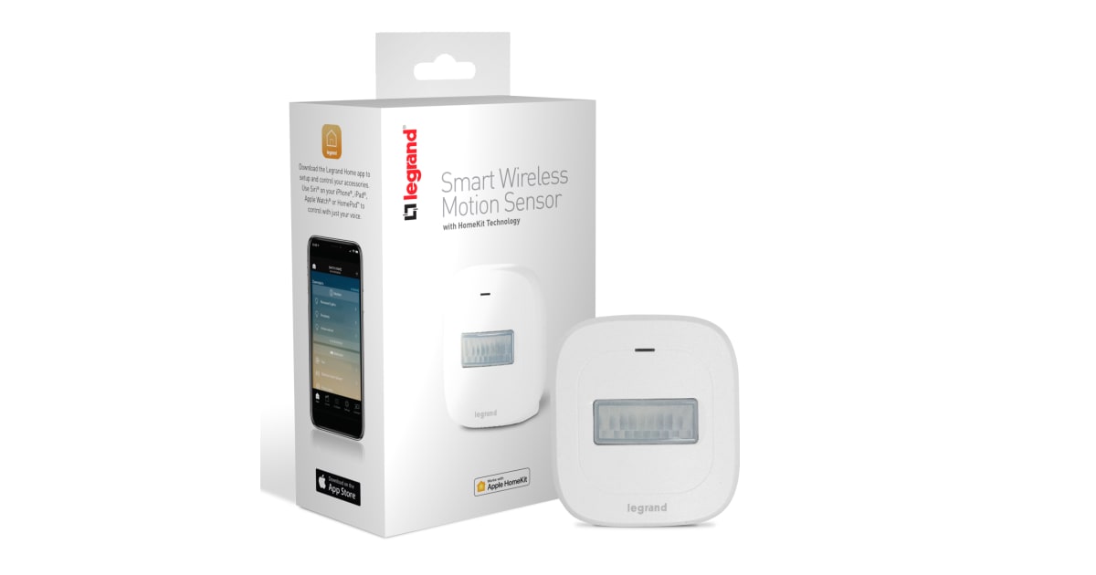 Legrand HKMS2 Smart Home Motion Sensor with Apple HomeKit Technology ...