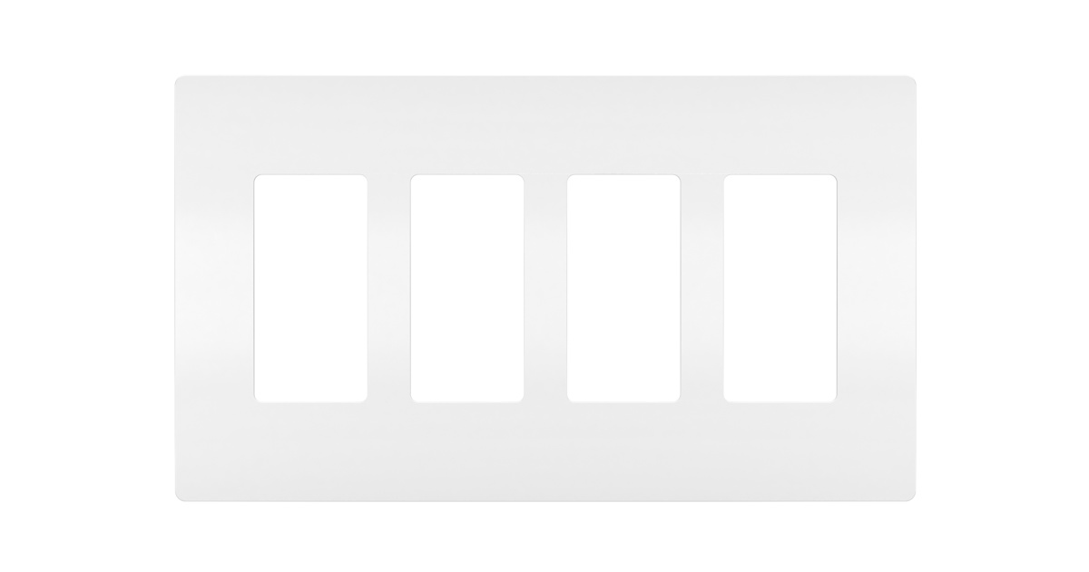 Legrand RWP264WAMCC6 radiant Quadruple Rocker Switch Screwless Wall ...