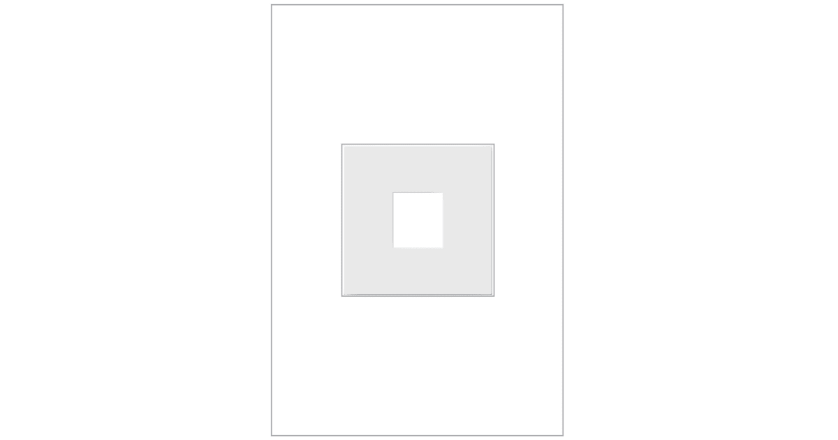 Legrand AC1PFW1 Wall Frame with 1 Keystone Data Connection Port - White ...