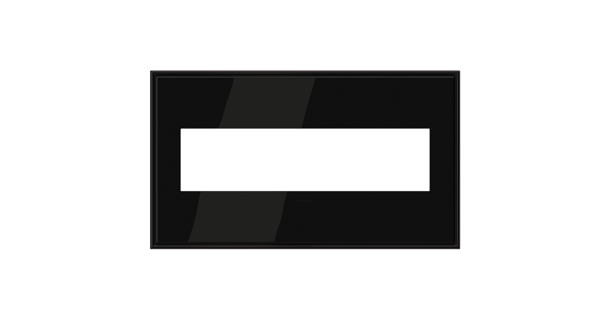 Legrand AWC4GBLN4 adorne Cast Metal 4-Gang Light Switch / Outlet Cover ...