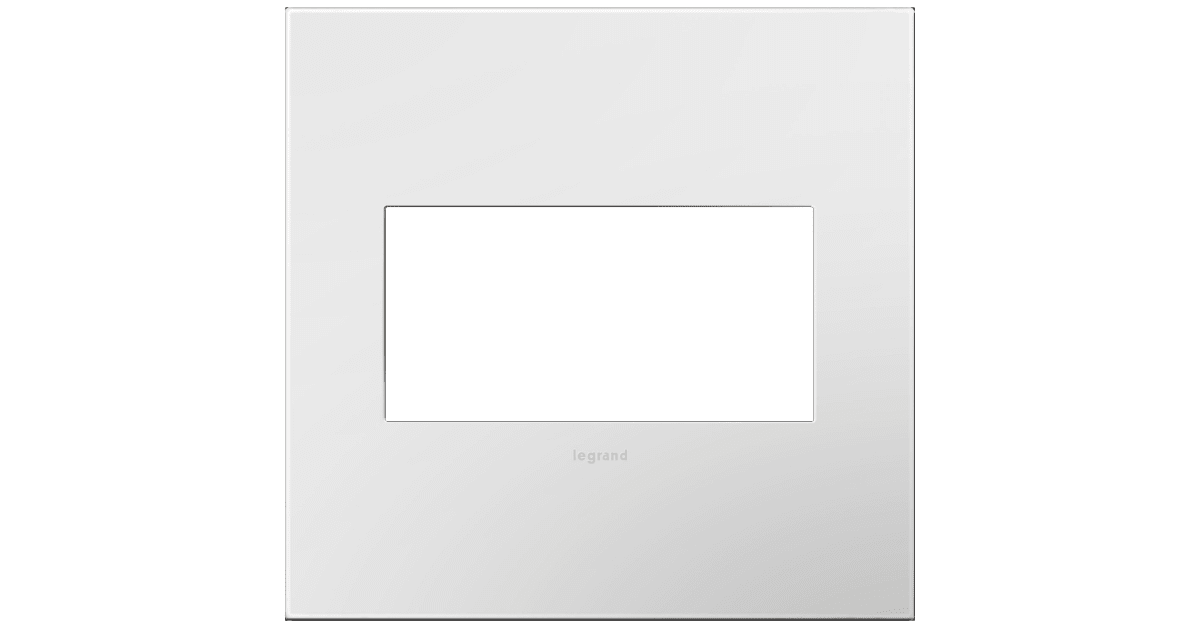 Legrand AWP2GWHW10 adorne Plastic 2-Gang Light Switch / Outlet Cover ...