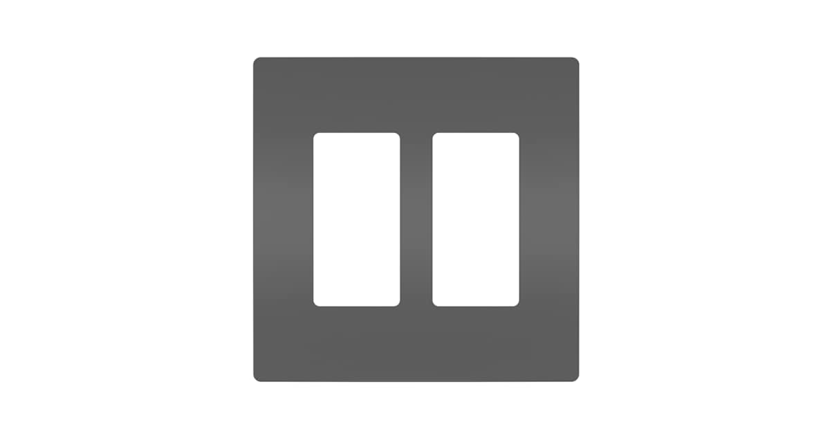 Legrand RWP262BK Radiant 2-Gang Decorator Rocker Light Switch / Outlet ...