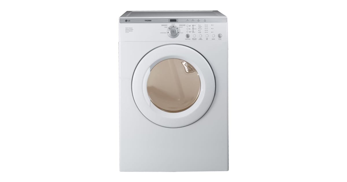 LG DLG2524W 27" Front-Load Stackable Gas Dryer w/7.0cu.ft. Capacity & 5 ...