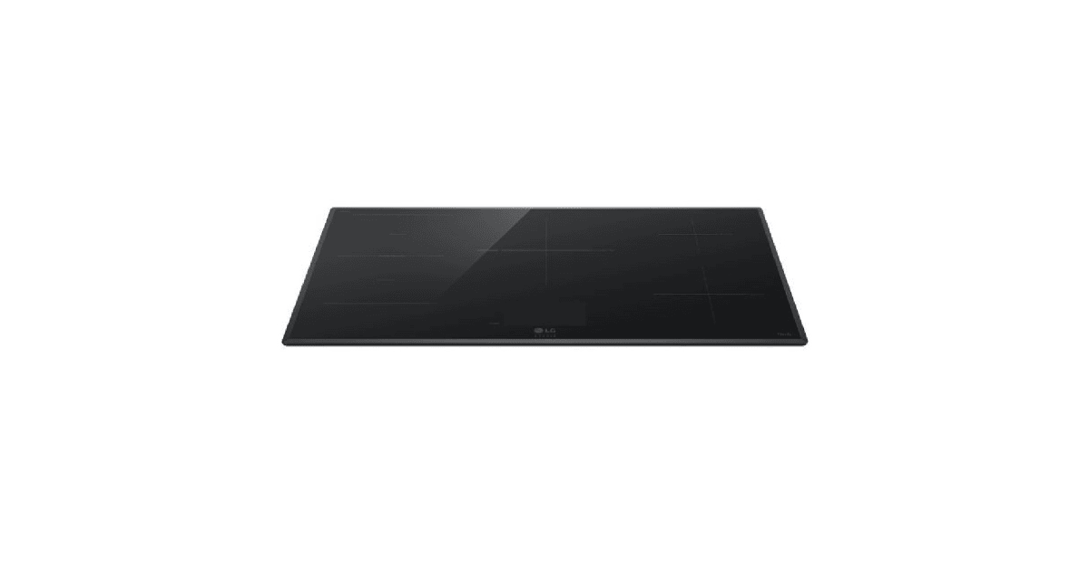 LG CBIS3618BE 36 Inch Wide 5 Burner Induction Cooktop with Hot Surface ...