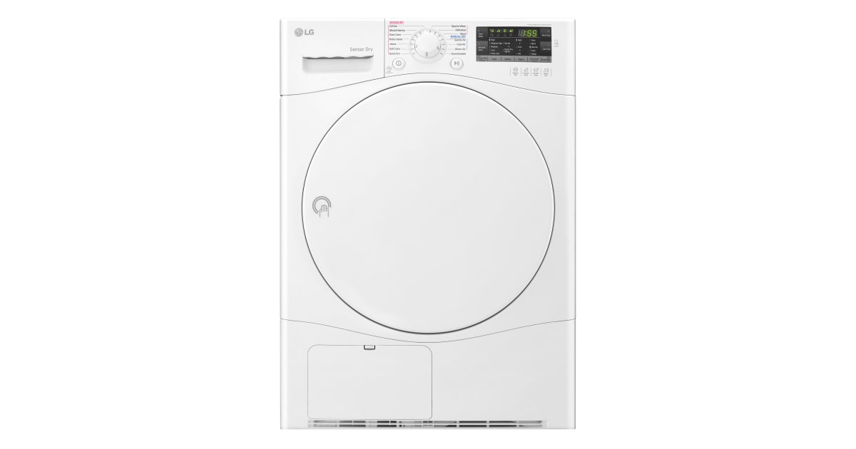 LG DLEC885W 24 Inch Wide 4.2 Cu Ft. Electric Dryer with Dial-A-Cycle ...