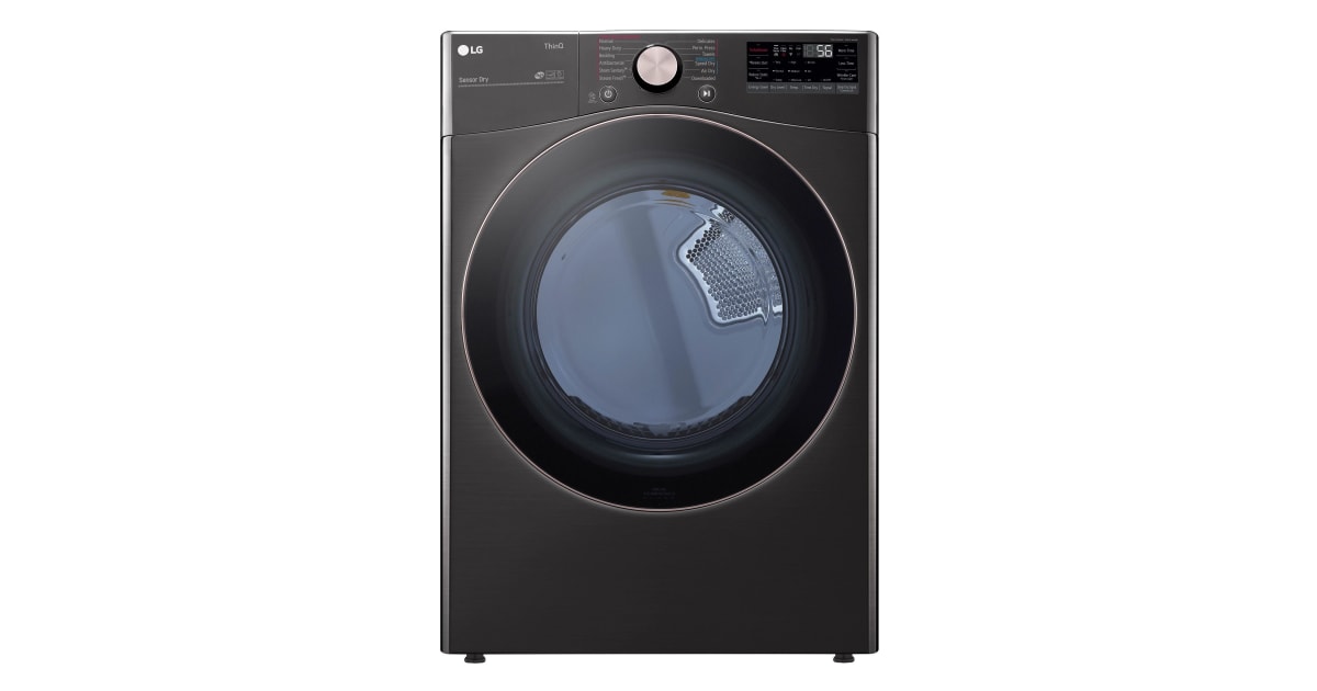 LG DLEX4000B 27 Inch Wide 7.4 Cu. Ft. Energy Star Rated Electric Dryer ...