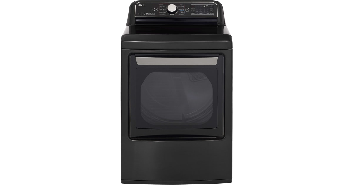 LG DLEX7900BE 27 Inch Wide 7.3 Cu Ft. Energy Star Rated Electric Dryer ...