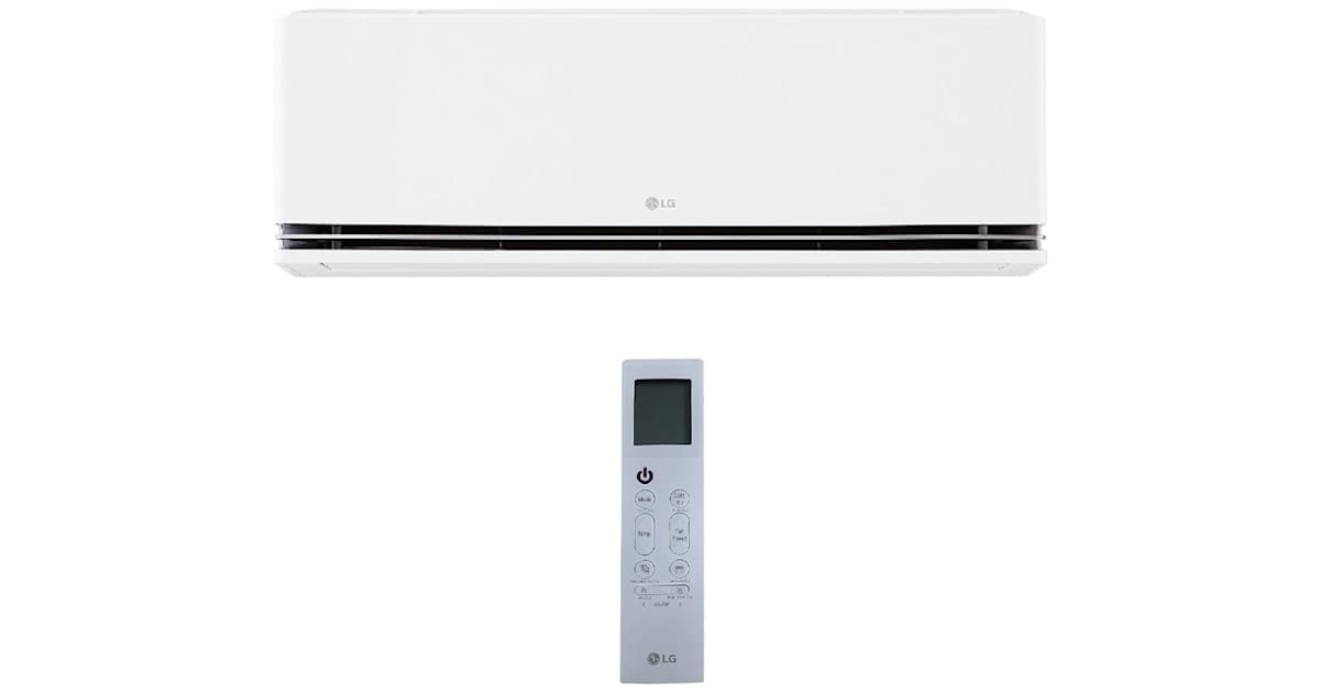 LG KNSAL091A 9,000 BTU Cooling Mini Split Wall Mount Indoor Unit with Quiet Design and Air Flow ...