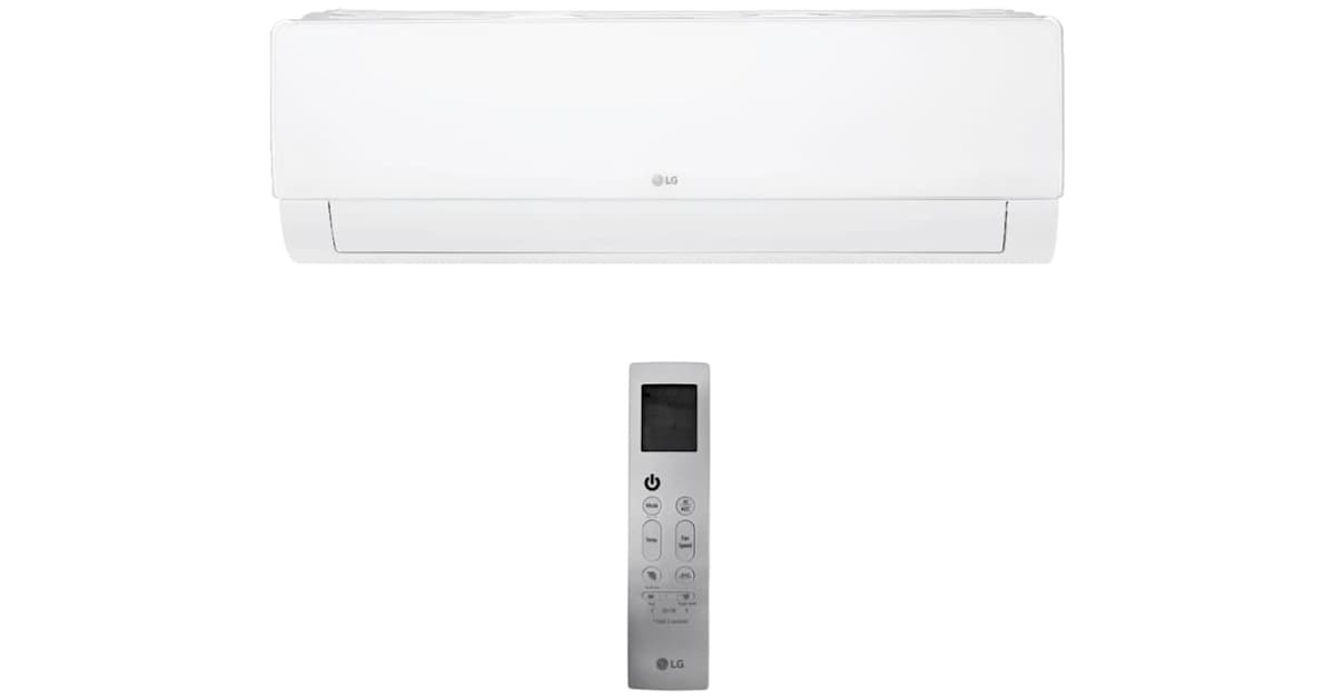 LG KNUAB091A 9,000 BTU Cooling / 10,900 BTU Heating Mini Split Wall Mount Indoor Unit with Quiet ...