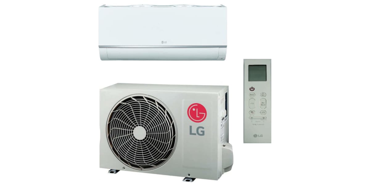 LG KSSAE121A 11K BTU Cooling 18 SEER2 One Zone Wall Mount Mini Split ...