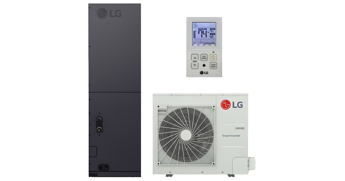 LG KSSLA241A 23K BTU Cooling 17.5 SEER2 One Zone Ducted Air Handler ...