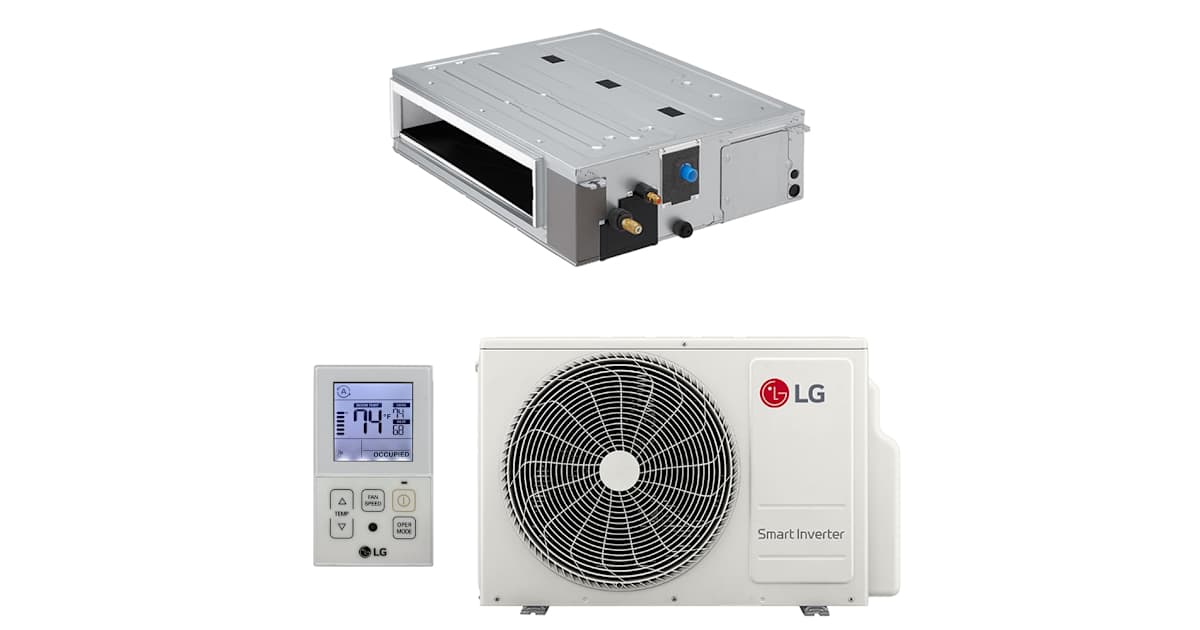 LG KSUJB091A 9K BTU Cooling / 11K BTU Heating 16.4 SEER2 Single Zone ...