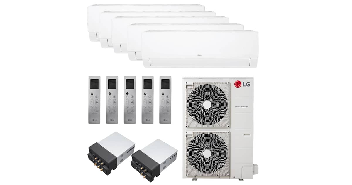 LG KUMXA481A 3-KNMAB071A 2-KNUAB091A 48K BTU Cooling 20.5 SEER2 Five ...