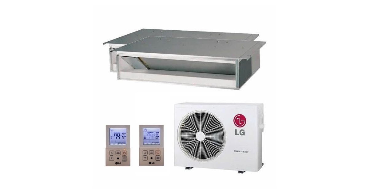 LG L2H18D09120000-B Multi F Series 18K BTU Cooling / 17K BTU Heating 18.5 SEER2 Two Zone ...