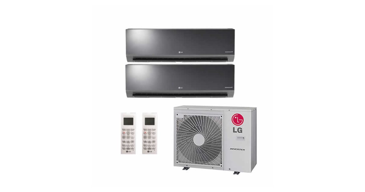 LG L2L24A09180000 Art Cool Mirror Series 24K BTU Cooling / 26K BTU ...