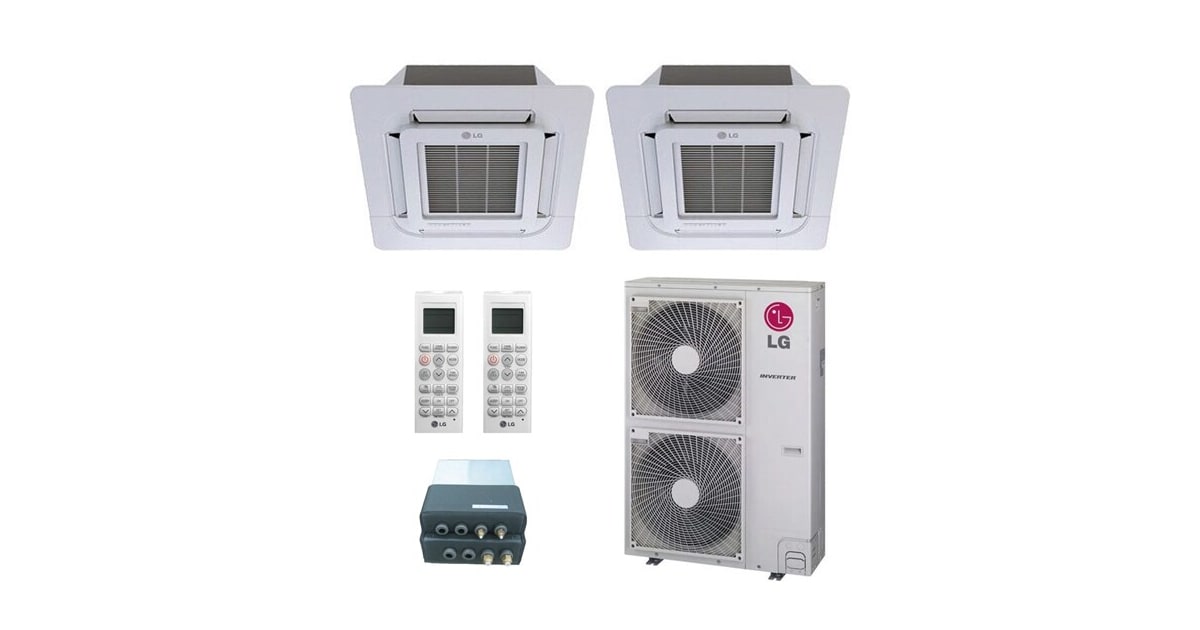 LG L2L42C18180000 Multi F Series 42K BTU Cooling / 48K BTU Heating 21.5 ...