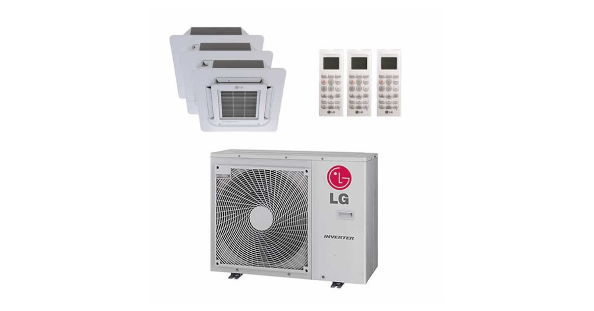 LG L3H36C09121200 Multi F Series 36K BTU Cooling / 36K BTU Heating 21.5 ...