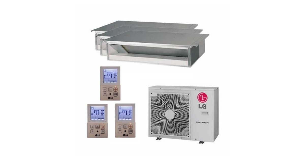 LG L3L24D09090900 Multi F Series 24K BTU Cooling / 26.4K BTU Heating 17 ...