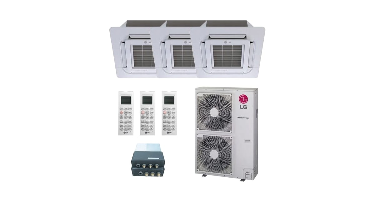 LG L3L36C07121200 Multi F Series 36K BTU Cooling / 45K BTU Heating 22 ...