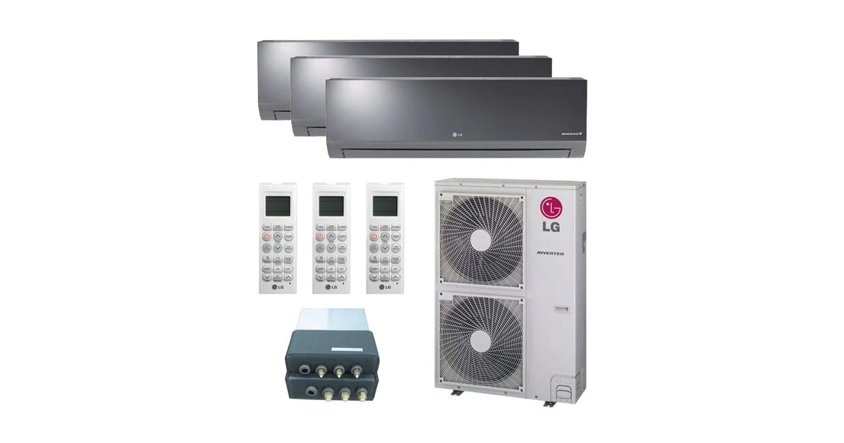 LG L3L42A09091800 Art Cool Mirror Series 42K BTU Cooling / 48K BTU ...