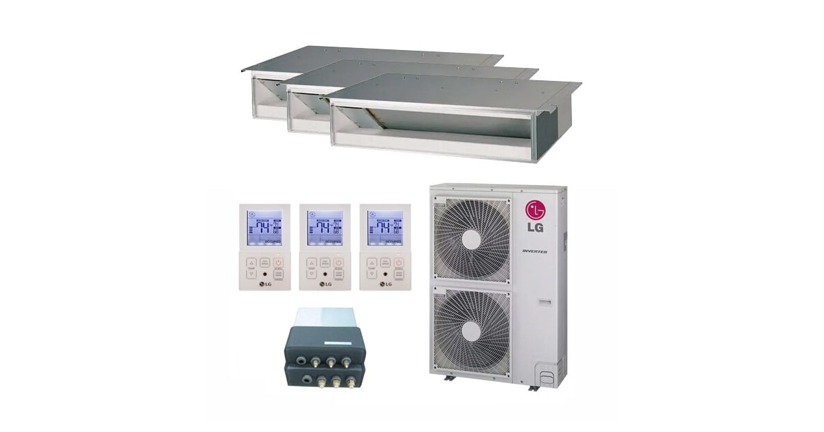 LG L3L42D09091800 Multi F Series 42K BTU Cooling / 48K BTU Heating 19 ...