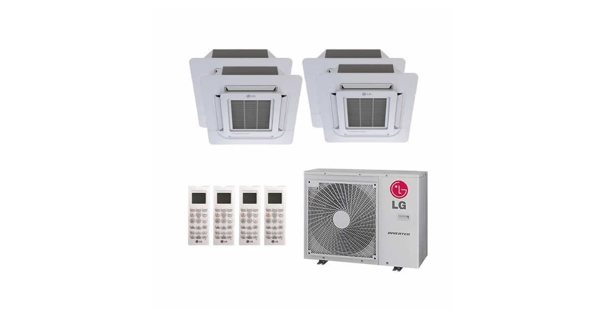 LG L4H30C07070718 Multi F Series 30K BTU Cooling / 32K BTU Heating 22 ...