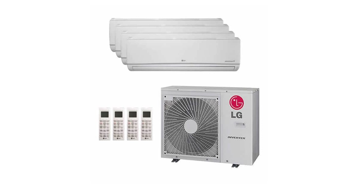 LG L4H30W09090912 Multi F Series 30K BTU Cooling / 32K BTU Heating 22 ...