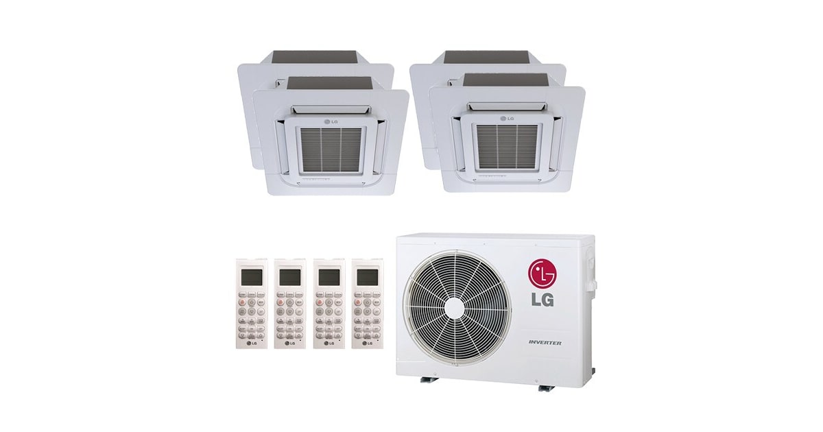 LG L4H36C09090909-A Multi F Series 36K BTU Cooling / 36K BTU Heating 21 ...