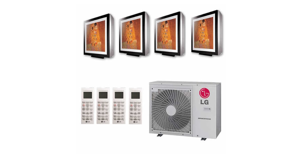 LG L4L30G09090909 Art Cool Gallery Series 30K BTU Cooling / 28.6K BTU ...