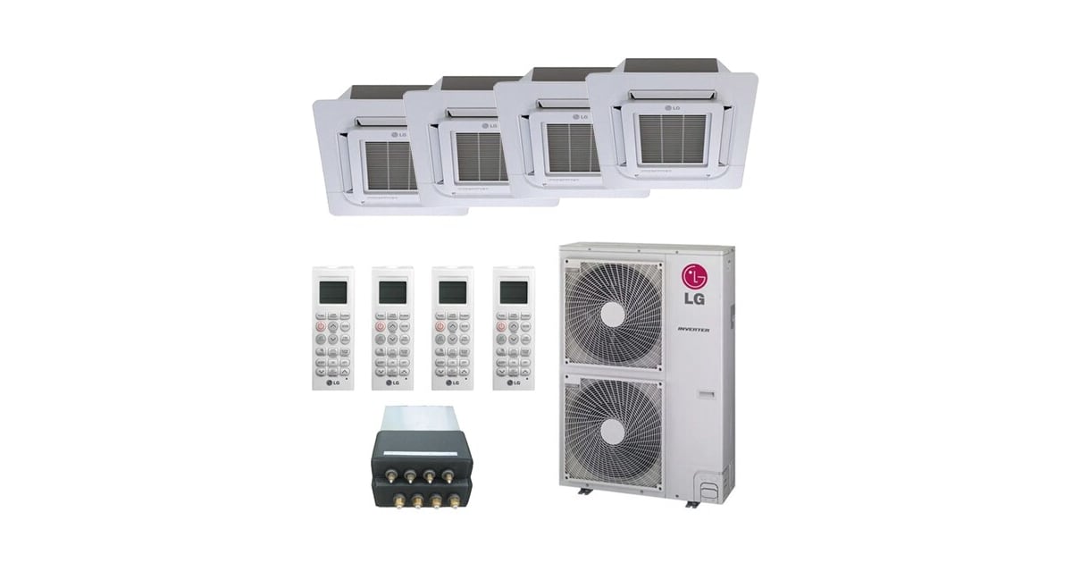 LG L4L36C07070912 Multi F Series 36K BTU Cooling / 45K BTU Heating 22 ...