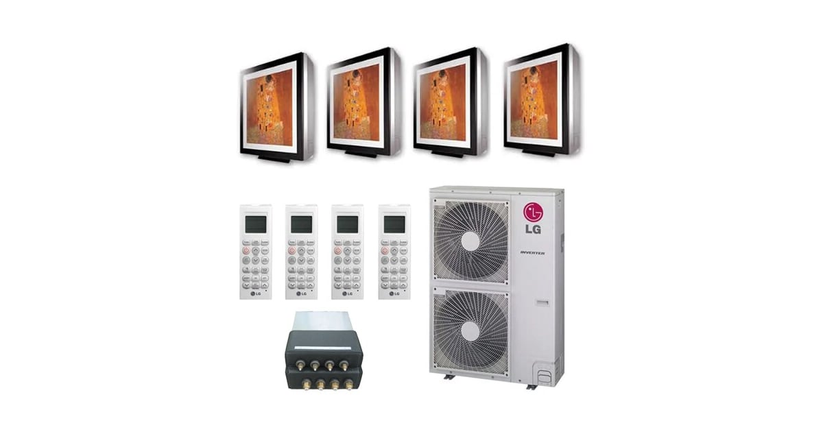 LG L4L36G09091212 Art Cool Gallery Series 36K BTU Cooling / 45K BTU ...