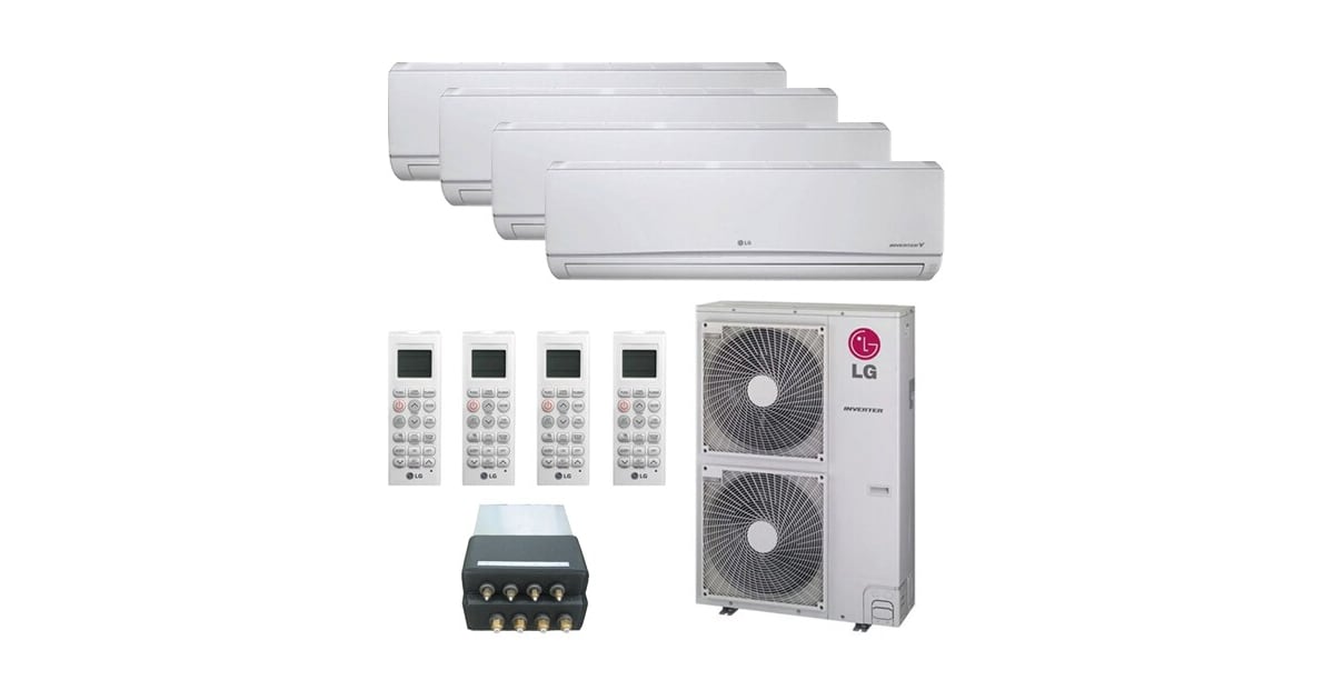 LG L4L42W09091218 Multi F Series 42K BTU Cooling / 48K BTU Heating 21.5 ...
