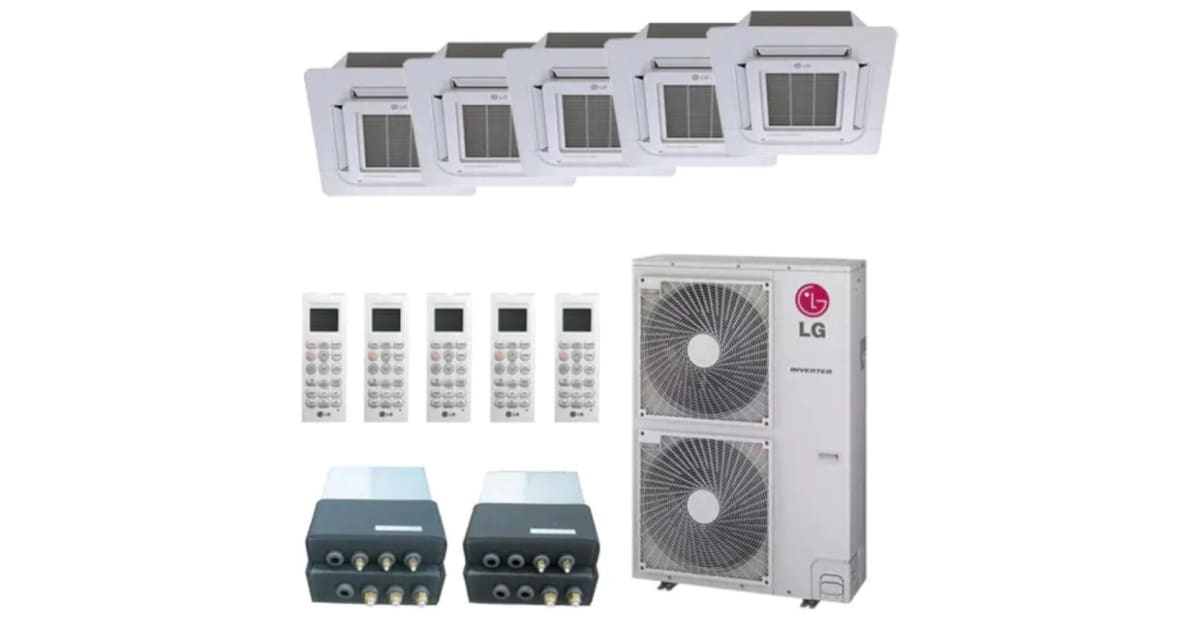 LG L5L48C0707090912 48K BTU Cooling / 52.5K BTU Heating 20.5 SEER2 Five ...