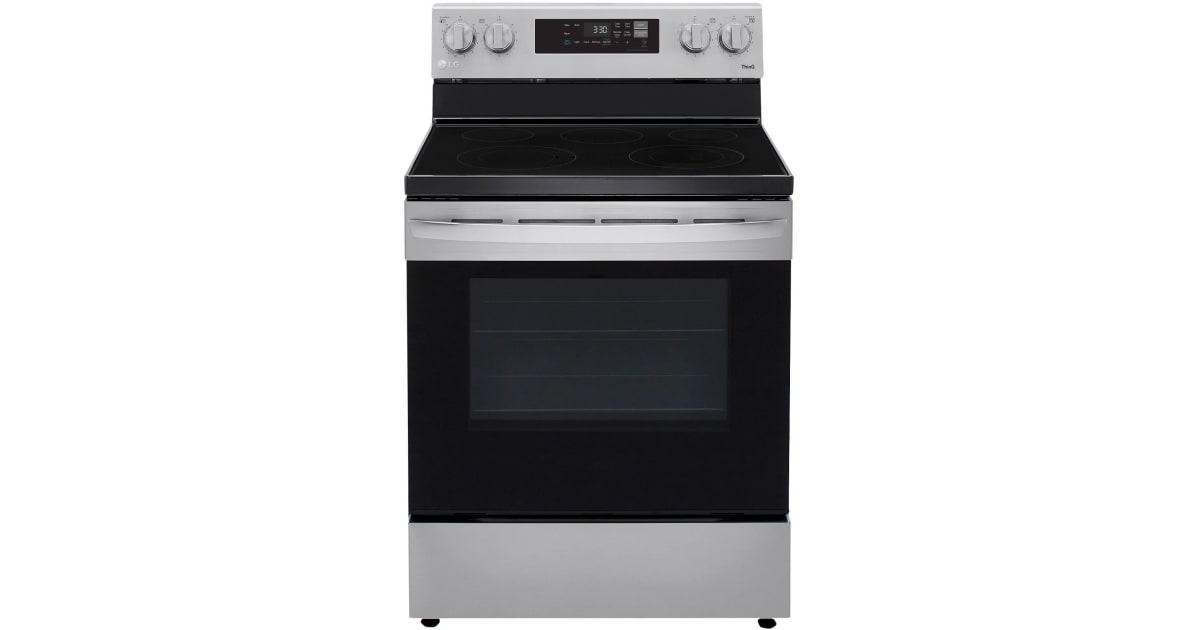 LG LREL6321S 30 Inch Wide 6.3 Cu. Ft. Free Standing Electric Range with ...