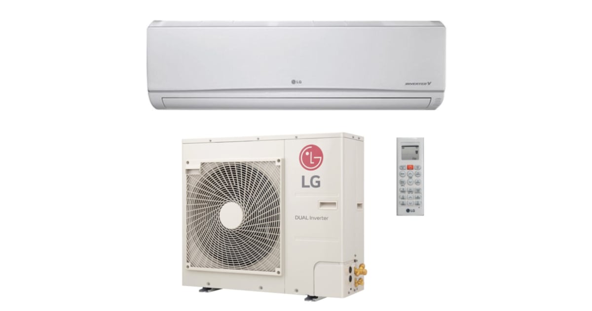LG LS181HSV5 18K BTU Cooling / 21.6K BTU Heating 19 SEER2 One Zone Wall ...