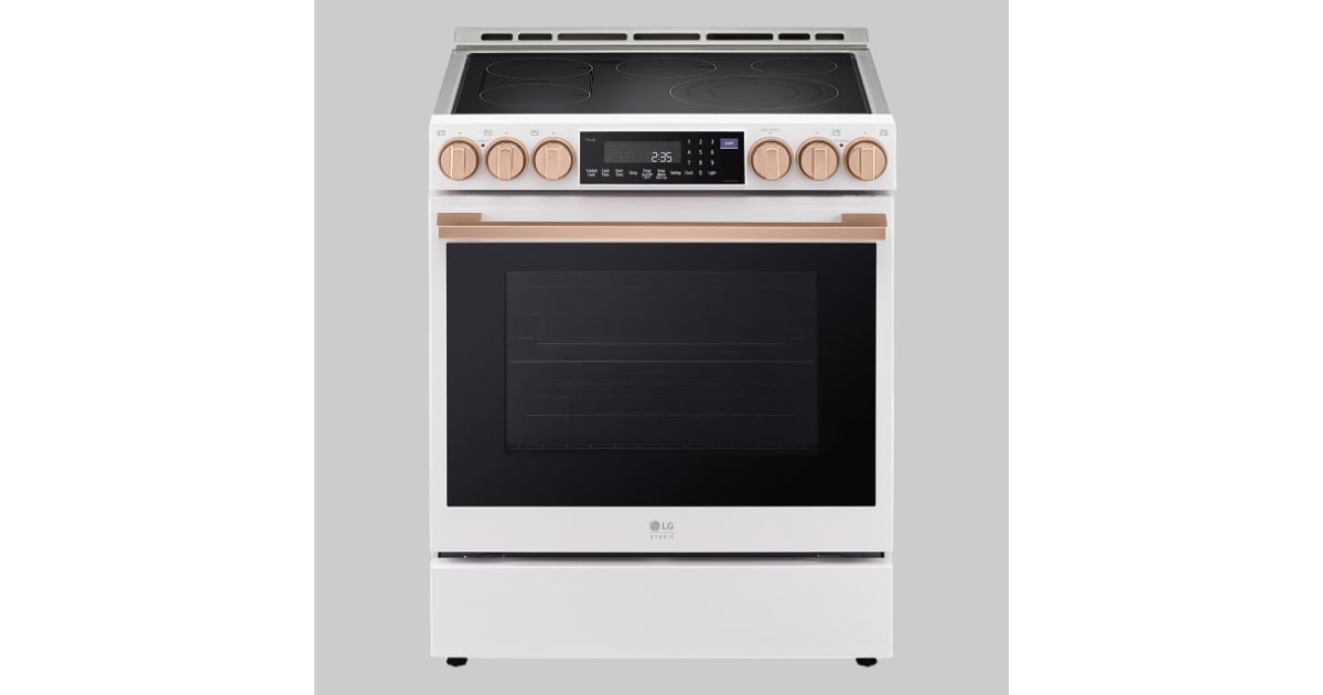 LG LSES6338N 30 Inch Wide 6.3 Cu. Ft. Free Standing Fingerprint ...