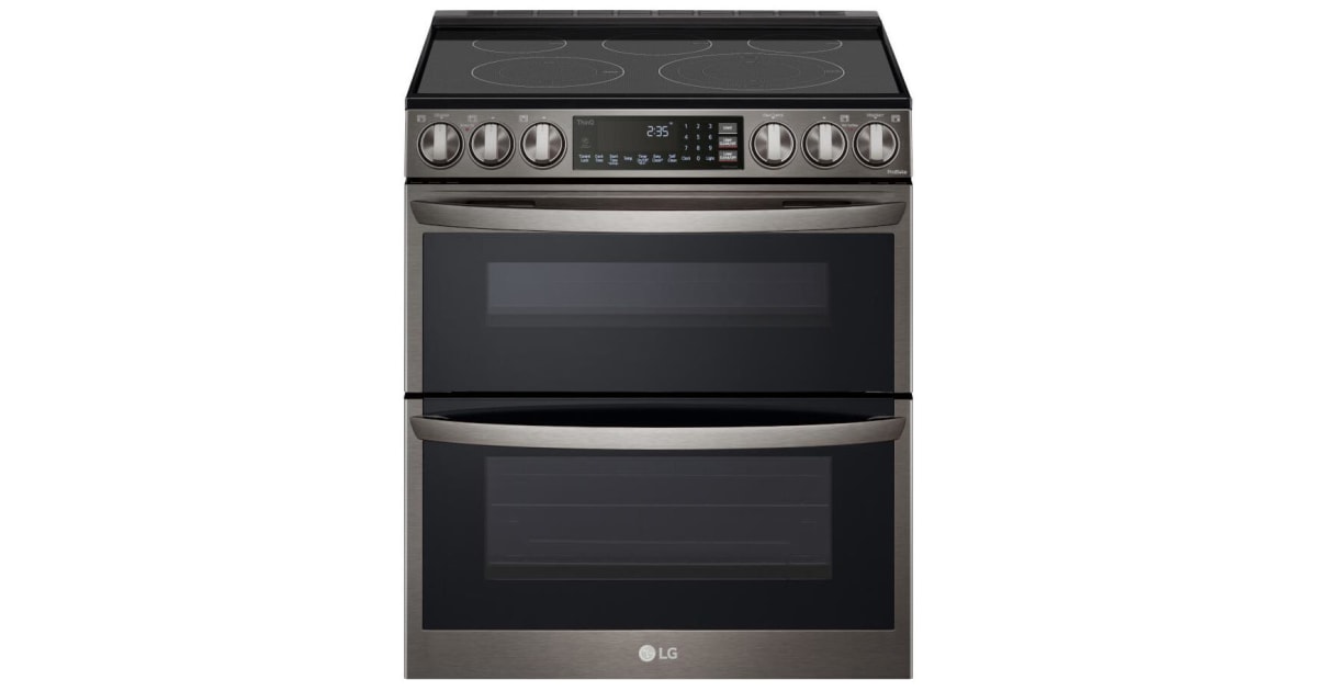 LG LTEL7337D 30 Inch Wide 7.3 Cu. Ft. Slide In Fingerprint Resistant ...