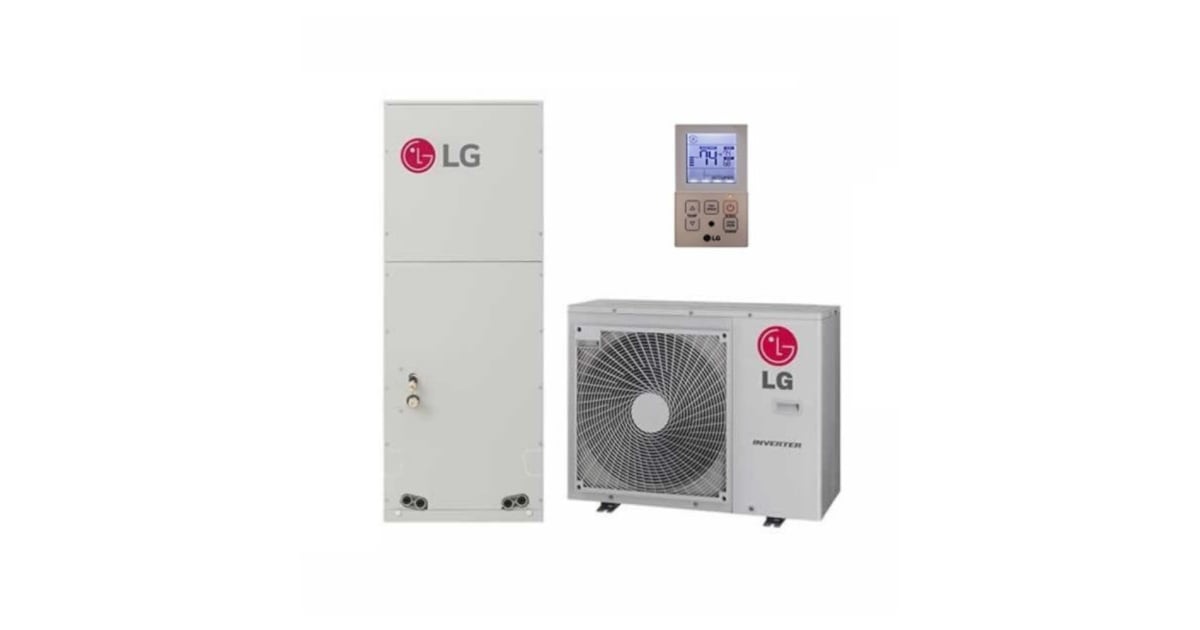 LG LV241HV 24K BTU Cooling / 27K BTU Heating 17.25 SEER2 Ducted Air ...