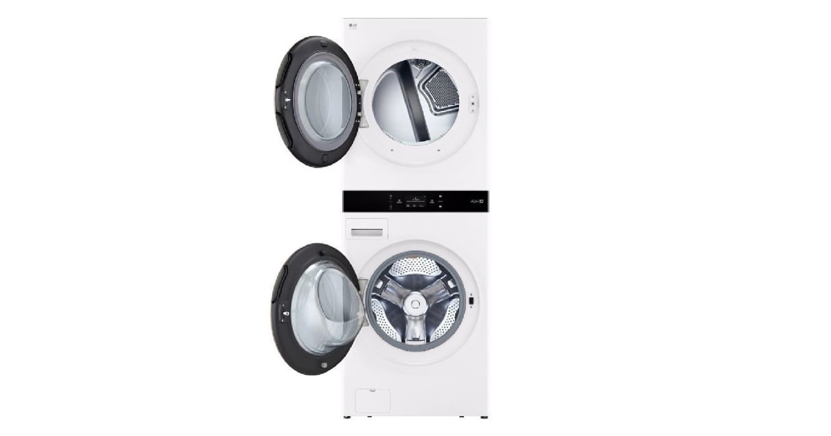 LG SWWE50W4 27 Inch Wide Energy Star Certified Laundry Center with 5 Cu ...