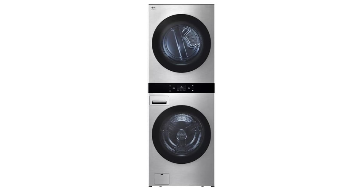LG SWWG50N3 STUDIO 27 Inch Wide Energy Star Certified Laundry Center ...