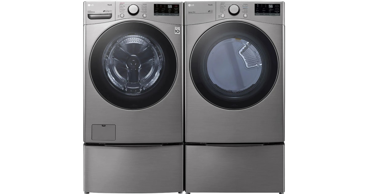 LG WM3600HVA-DLG3601V-WDP6V 27 Inch Wide 4.5 Cu. Ft. Front Load Washer ...